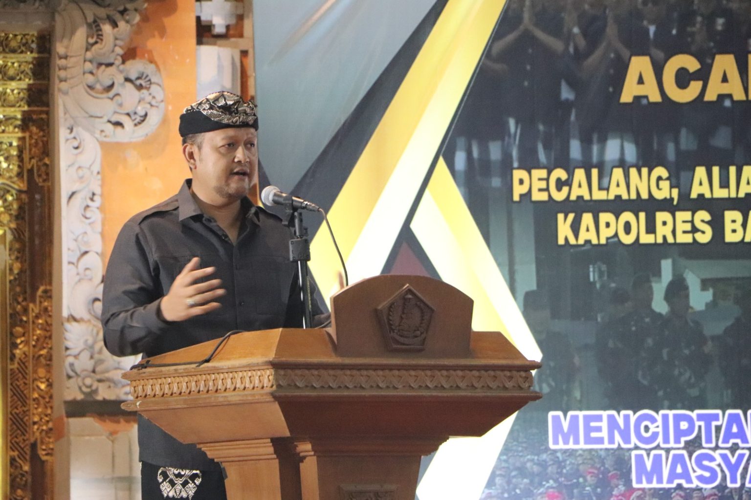 Tatap Muka Pecalang, Aliansi, dan Komponen Masyarakat dengan Forkopimda ...